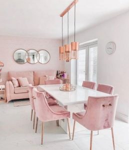 Tons de rosa para parede da sala | I Love Pink - moda, beleza ...
